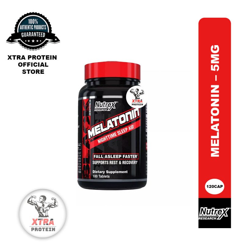 Nutrex Melatonin 5mg Rest and Recovery - Xtra Protein Supplements Store